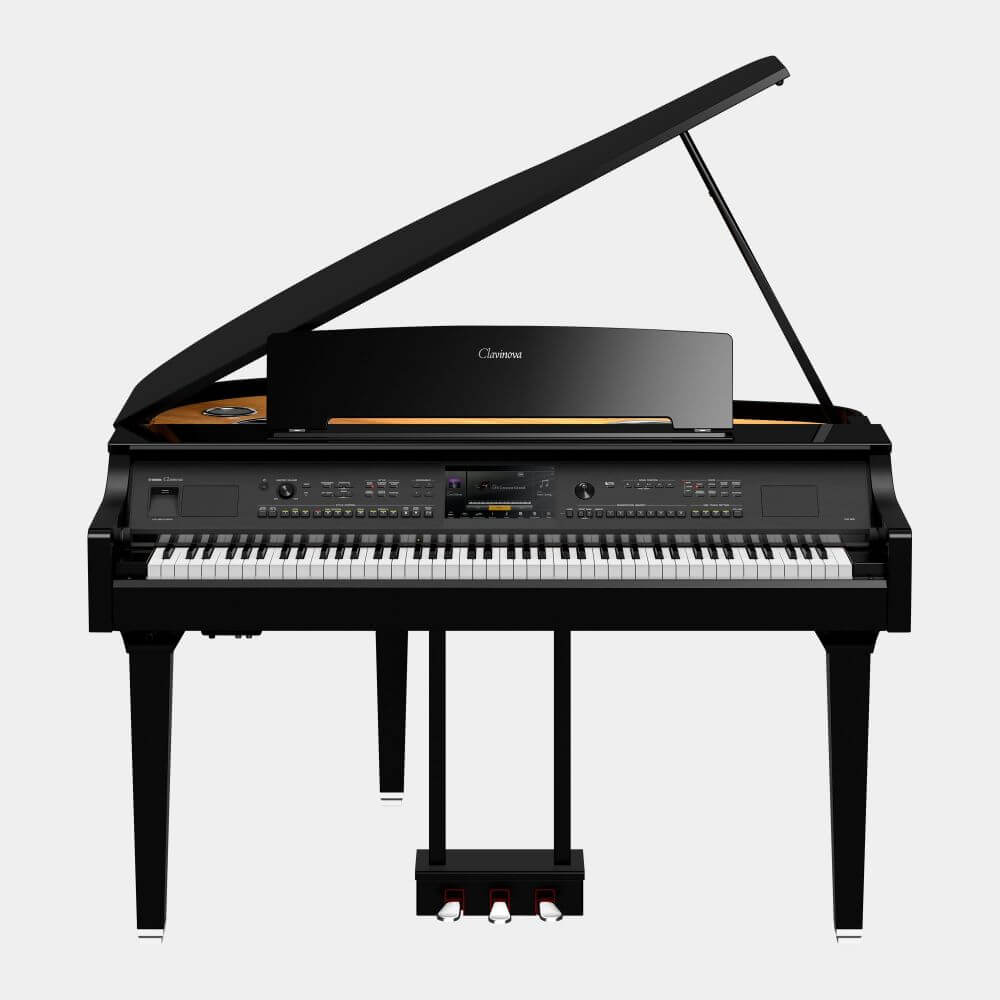 Roland GP3 Grand Piano with seat Polished Ebony (GP3PE) - Australian ...